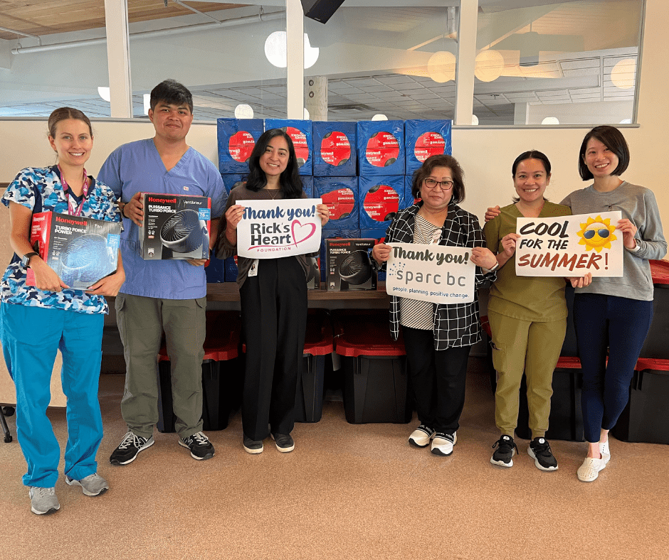 SPARC BC’s Extreme Heat Fan Initiative Partnership with RHF - Rick's ...